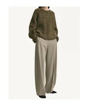 TOTEME Crewneck Knitted Jumper - Brown