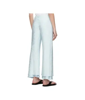 JIL SANDER Flower Jacquard Trousers
