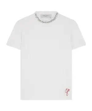 GOLDEN GOOSE Golden Goose Deluxe Brand Embellished Crewneck T-Shirt