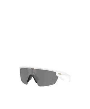 Oakley Sphaera Shield Frame Sunglasses - Matte White