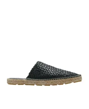 Bottega Veneta Woven Pointed Toe Mules