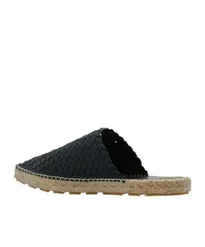 Bottega Veneta Woven Pointed Toe Mules
