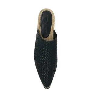 Bottega Veneta Woven Pointed Toe Mules