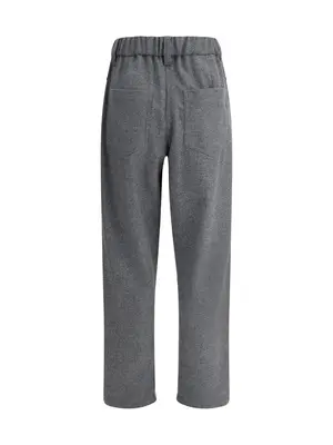 Brunello Cucinelli Monili Detailed Straight Leg Trousers - No