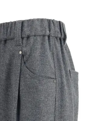 Brunello Cucinelli Monili Detailed Straight Leg Trousers - No