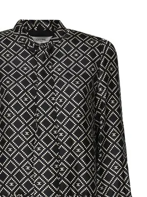 Celine Silk Twill Basque Mini Dress