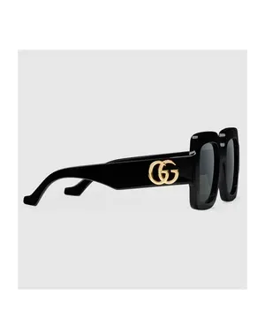 Gucci Square Frame Sunglasses - Black