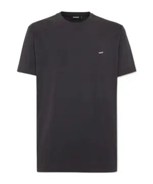 Dsquared2 Logo-plaque Crewneck T-shirt - Black