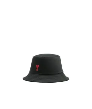 AMI Paris De Coeur Embroidered Bucket Hat