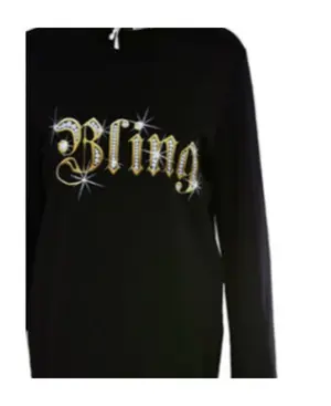 Moschino Printed Logo Long Sleeve Dress
