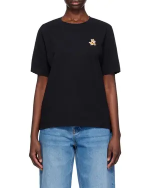 Maison Kitsuné Speedy Fox Patch Crewneck T-shirt