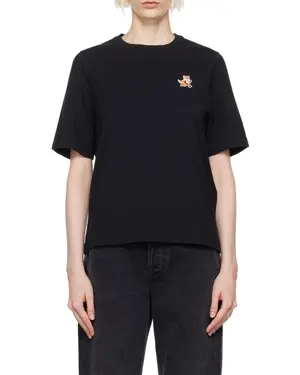 Maison Kitsuné Speedy Fox Patch Crewneck T-shirt