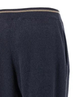 Brunello Cucinelli Drawstring Straight Leg Trousers