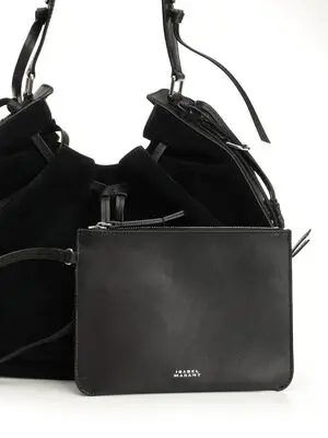 Isabel Marant Étoile Bolton Hobo Shoulder Bag - Black