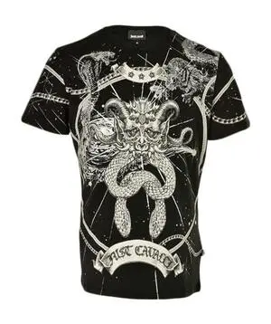 Just Cavalli Printed Short-sleeved T-shirt