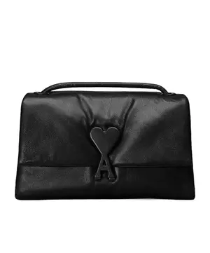 Ami Voulez Vous Shoulder Bag - Black