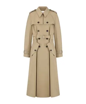 Dior Christian Double-breasted Belted Coat - No
