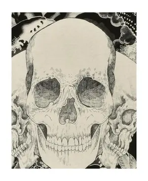 Just Cavalli Skull Printed Short-sleeved T-shirt