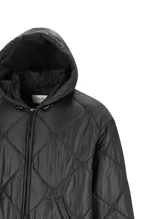 Celine Quilted Jacket In Light Nylon