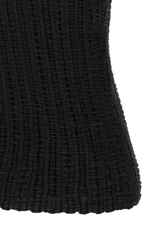 Issey Miyake Jellyfish" Pleated Tank Top - Black