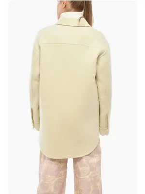 JIL SANDER Logo Jacquard Shirt Jacket