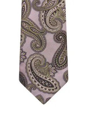 Etro Paisley Silk Jacquard Neck Tie