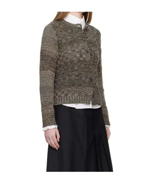 MAISON MARGIELA Wool Blend Knit Cardigan