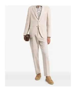 Etro Wool-blend Patchwork Trousers