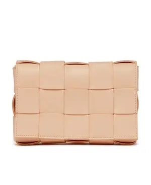 BOTTEGA VENETA Bottega Veneta Small Intriccio Woven Leather Bag