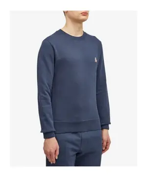 Maison Kitsuné Chillax Fox Crewneck Sweatshirt - Blue