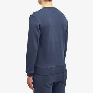 Maison Kitsuné Chillax Fox Crewneck Sweatshirt - Blue