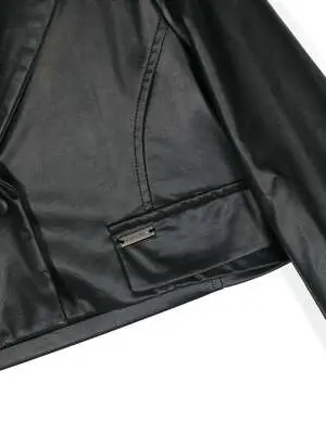Monnalisa Single-breasted Cropped Blazer
