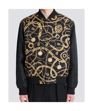 Balmain Reversible Printed Bomber Jacket