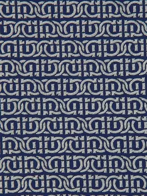 FERRAGAMO Gancini Silk Jacquard Neck Tie - Black