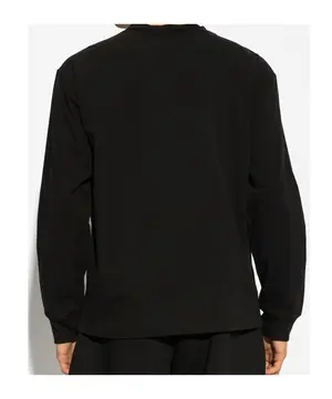 Dsquared2 Icon Printed Long Sleeved T-shirt - Black