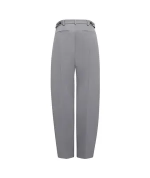 Alaïa Wool Gabardine Mid-rise Trousers
