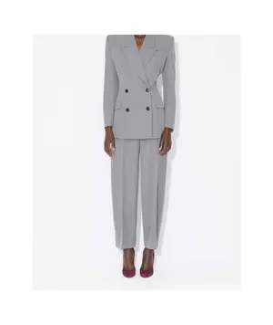 Alaïa Wool Gabardine Mid-rise Trousers
