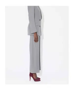 Alaïa Wool Gabardine Mid-rise Trousers