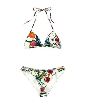 Gucci Gucci Printed Sparkling Bikini Set Multicolor