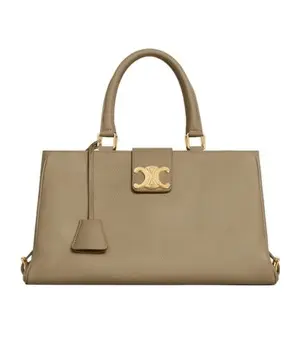 Celine Medium Appoline Bag In Calfskin - Brown
