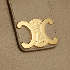Celine Medium Appoline Bag In Calfskin - Brown