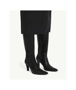 MAISON MARGIELA Pointed-toe High Heel Boots - Black