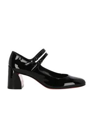 CHRISTIAN LOUBOUTIN Miss Jane Double-strapped Pumps - Black
