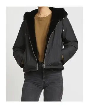 YVES SALOMON Hooded Jacket