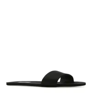 Prada Silk Satin Slipper Set With Travel Pouch