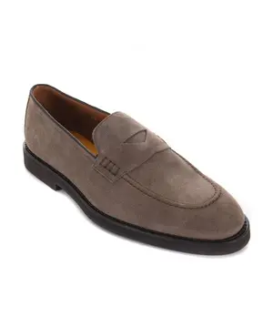 DOUCAL'S Almond Toe Slip-on Loafers - Multicolor