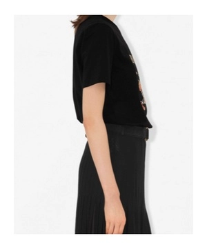 Burberry Embroidered Logo Check T-shirt - Black
