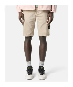 Stone Island Slim Fit Cargo Bermuda Shorts - Desert