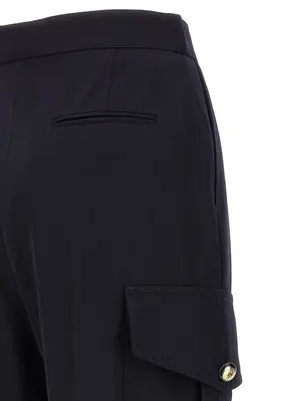 Alexander McQueen Straight-leg Cargo Pants With Button Pockets