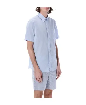 Polo Ralph Lauren Embroidered-logo Candy Stripe Shirt